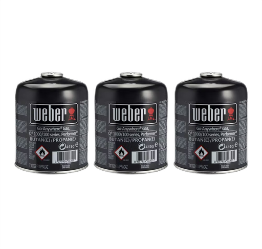 Weber Gasfles (3 stuks)